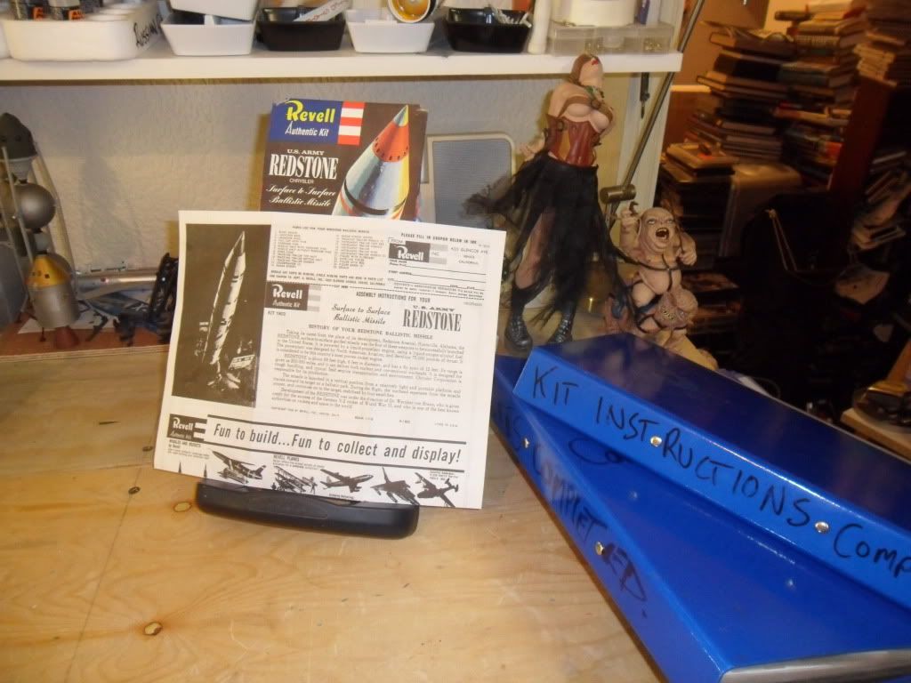 Revell,s redstone chrysler ballistic missile..1/110 - Ready for ...