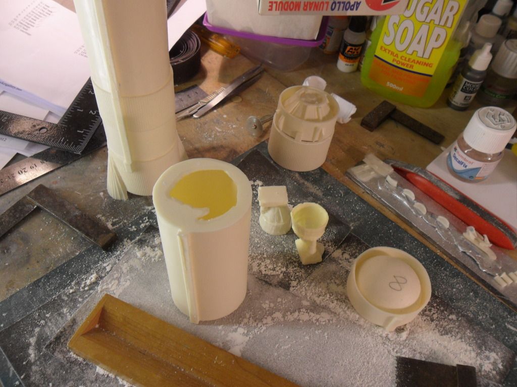 Saturn C-3 Launcher,in resin at 1/144,by Martins models - Work In ...