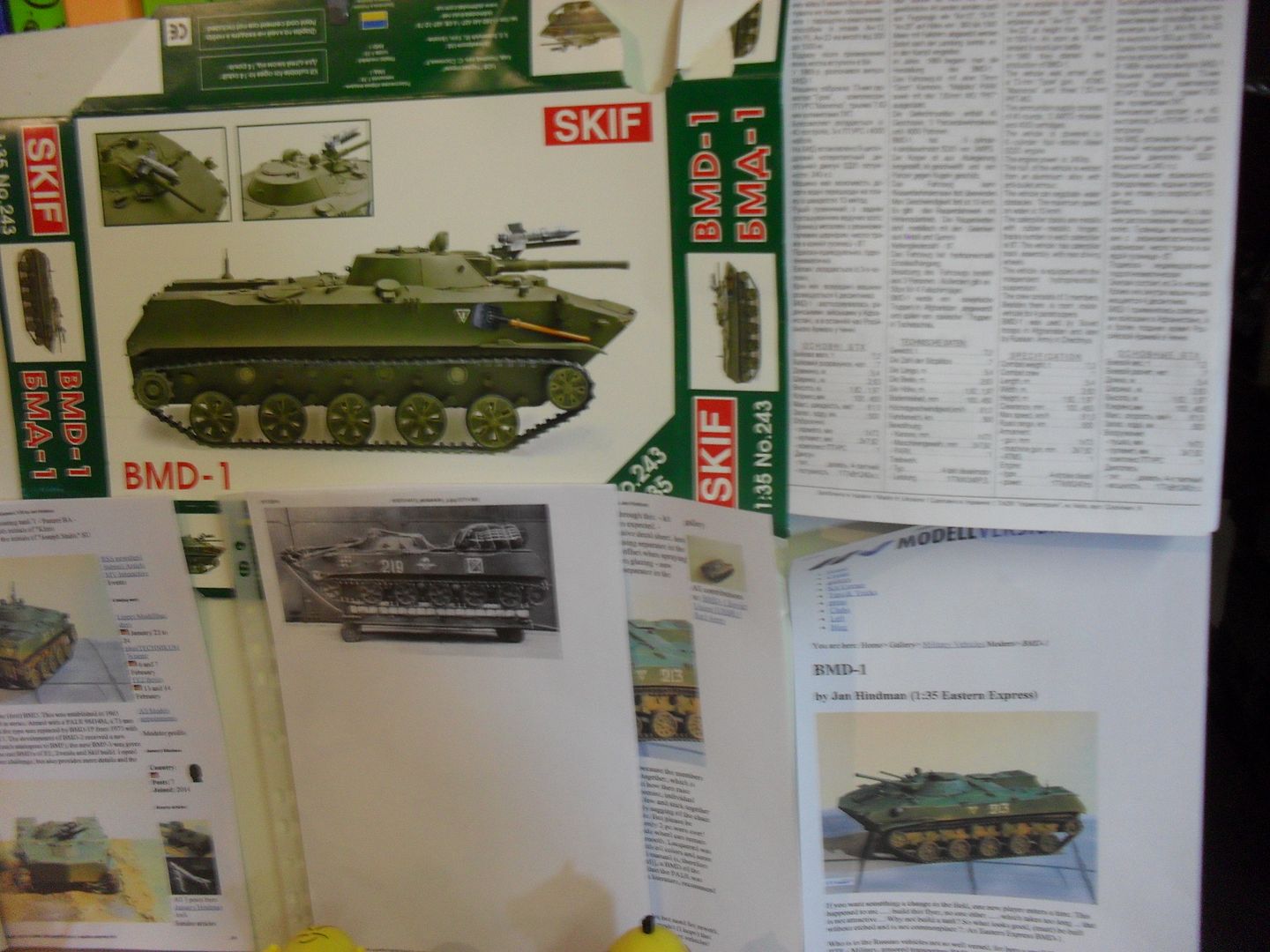 SKIF ..BMD-1 scale 1/35, kit no 243 - Ready for Inspection - Armour ...