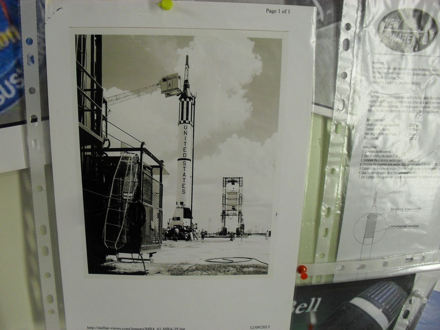 Liberty Bell 7/Redstone booster at 1/48 in resin/plastic,by Martins ...