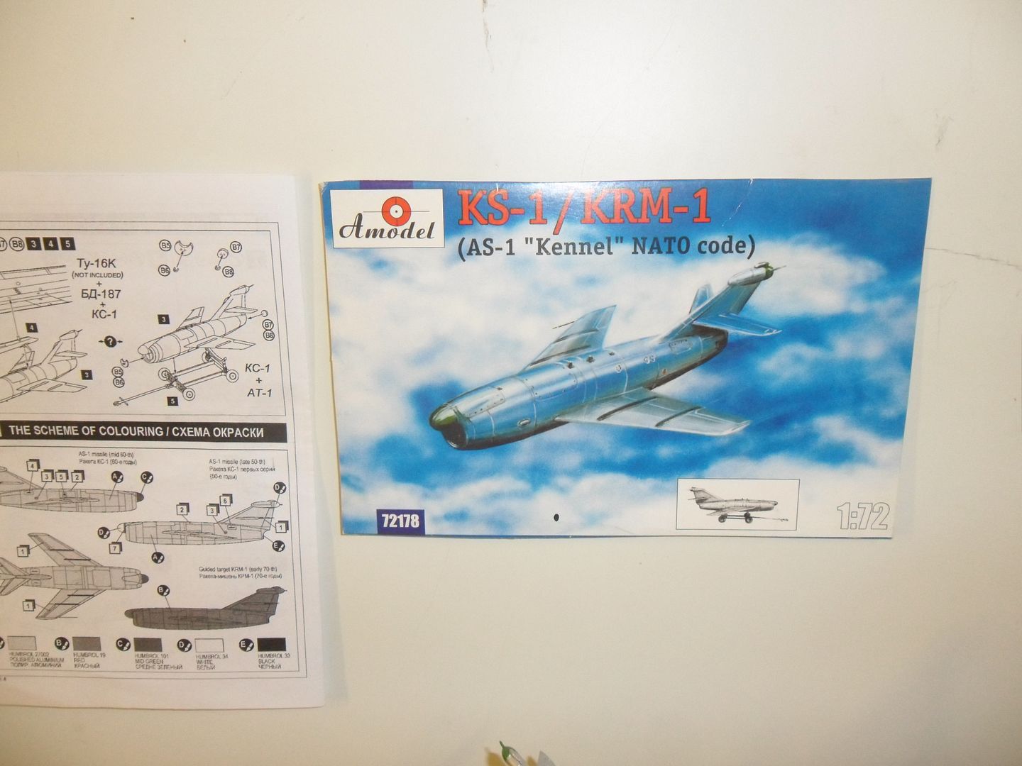 KS-1 KOMET/KRM-1[nato code AS-1"KENNEL"by A-model in 1/72 - Ready for ...