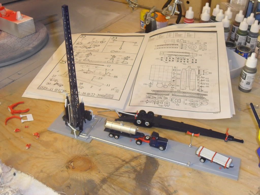 Revells history makers Thor irbm and launch pad. - Ready for Inspection ...