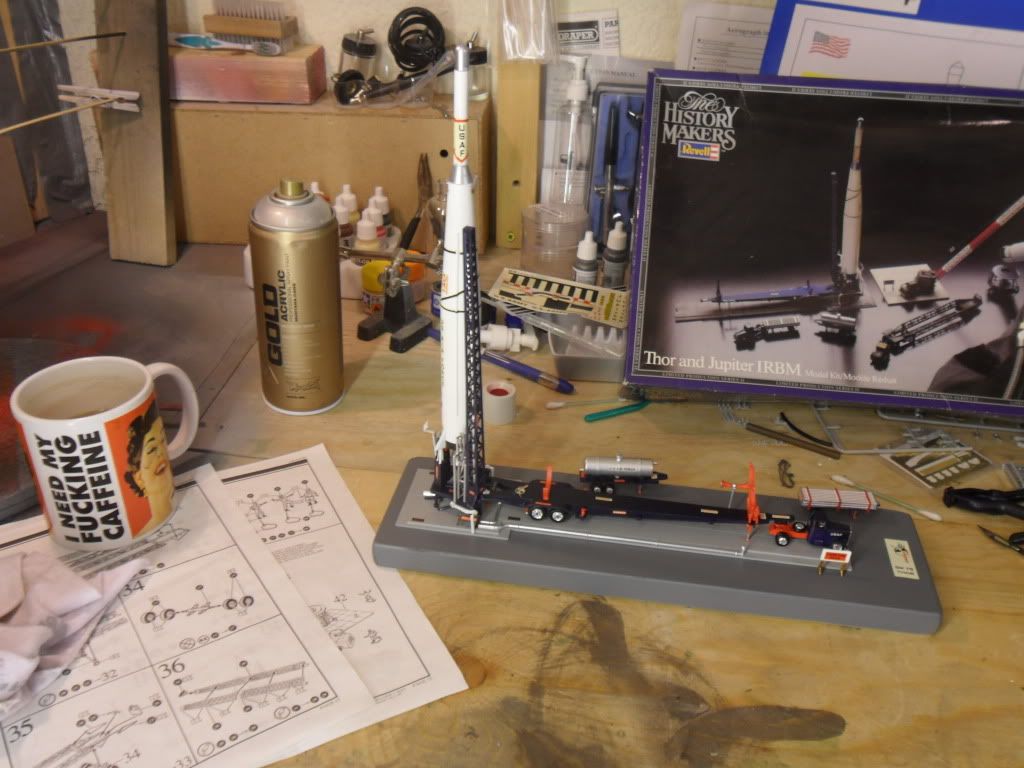 Revells history makers Thor irbm and launch pad. - Ready for Inspection ...