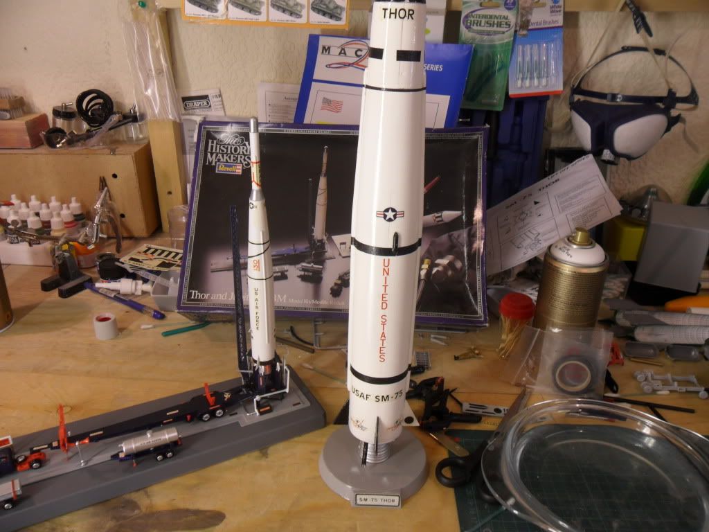 Revells history makers Thor irbm and launch pad. - Ready for Inspection ...
